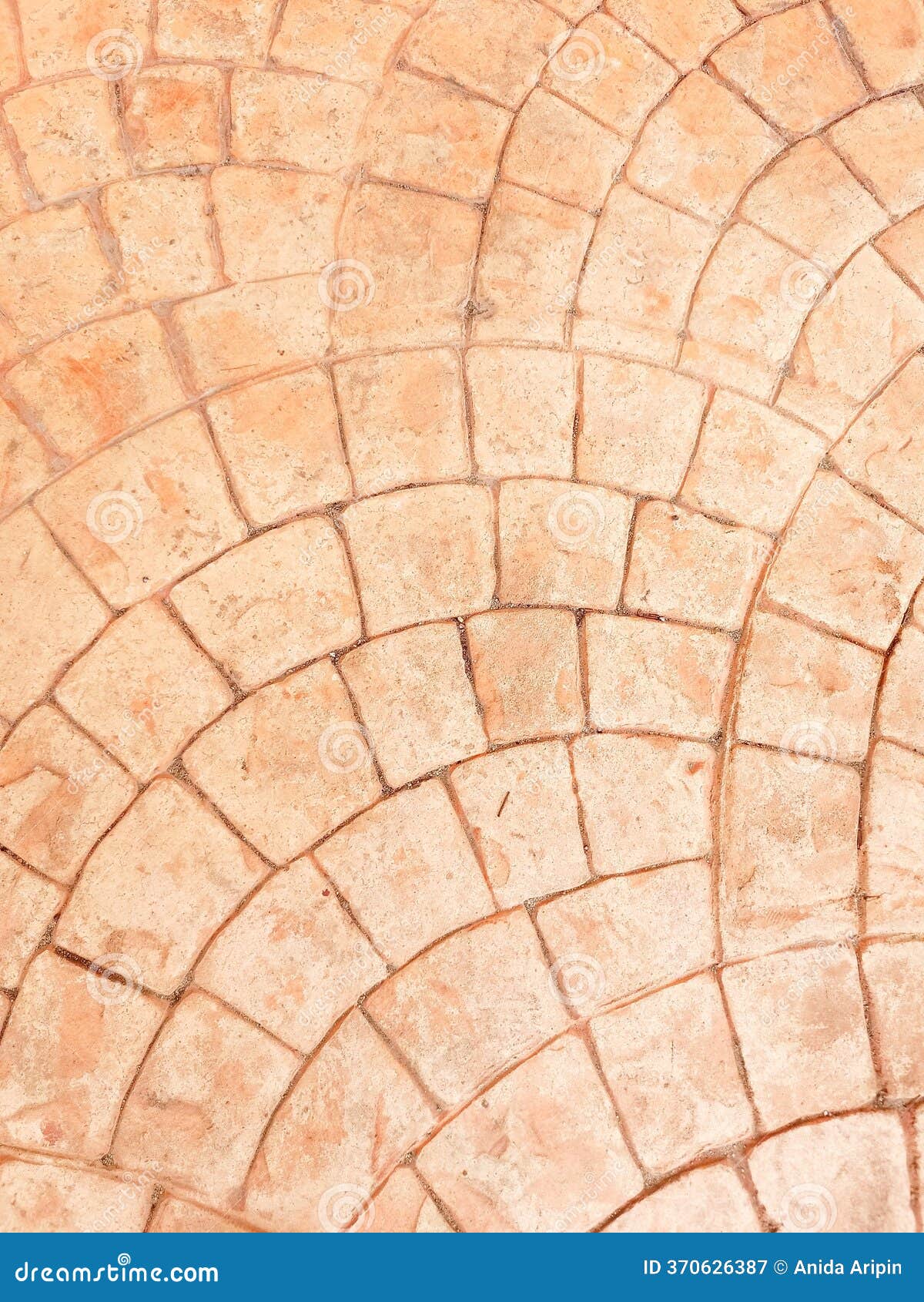 Top View Of Stamped Concrete Pavement Outdoor, Boulders Stones Pattern ...