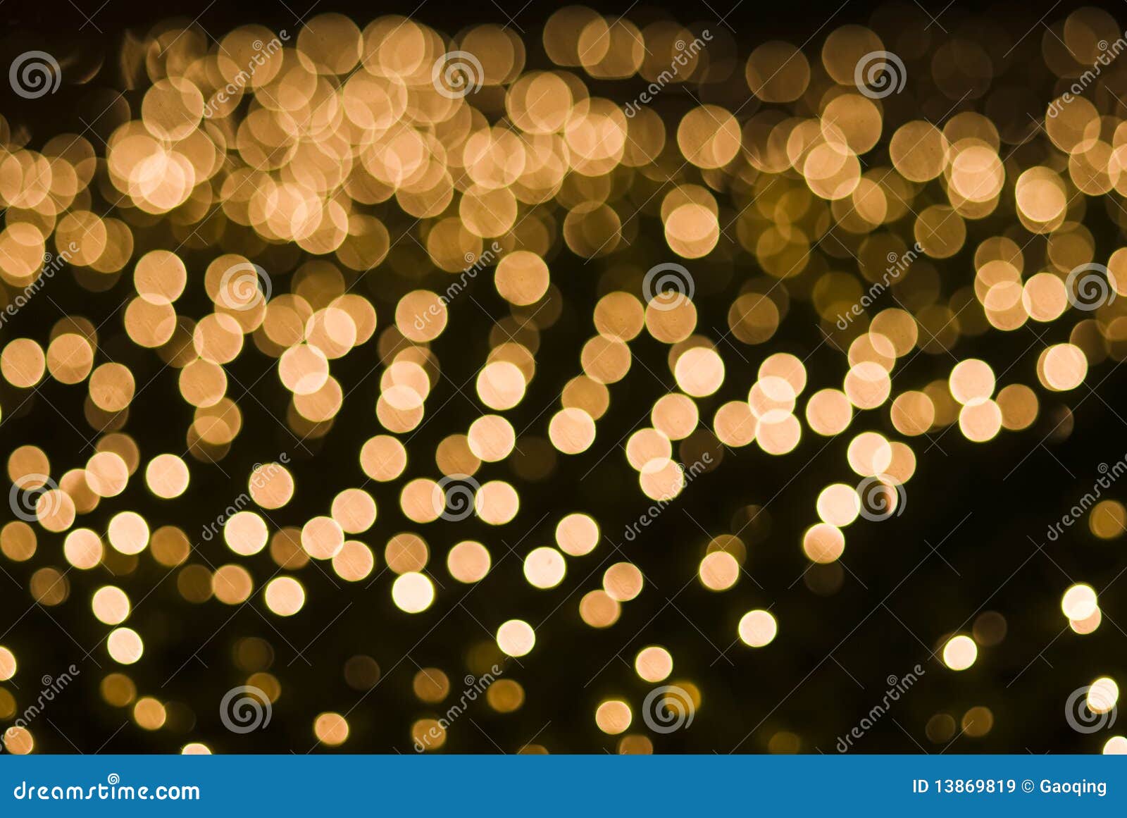 Defocused Yellow Light Dots Stock Image - Image of focus, black: 13869819