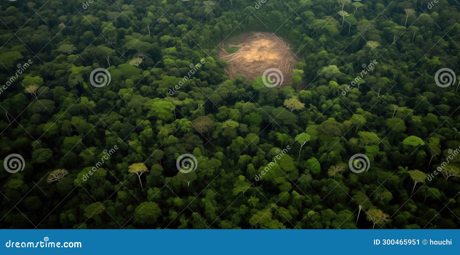 Deforestation of the Amazon Forest - Areal View - Viewed from Above ...