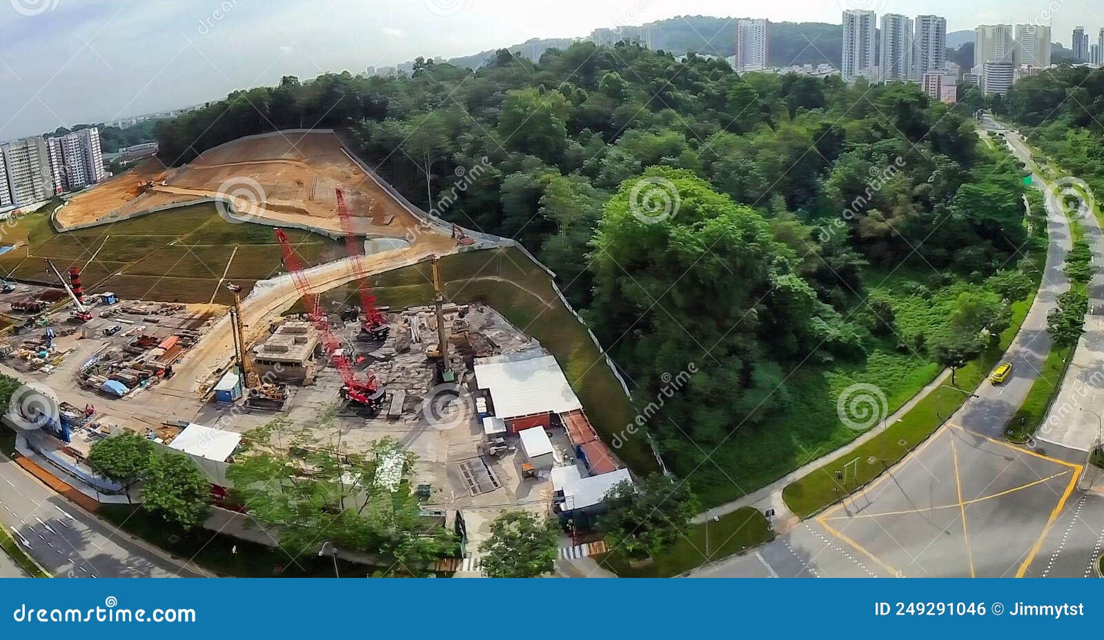 Deforestation for Housing Development Stock Photo - Image of tropical ...