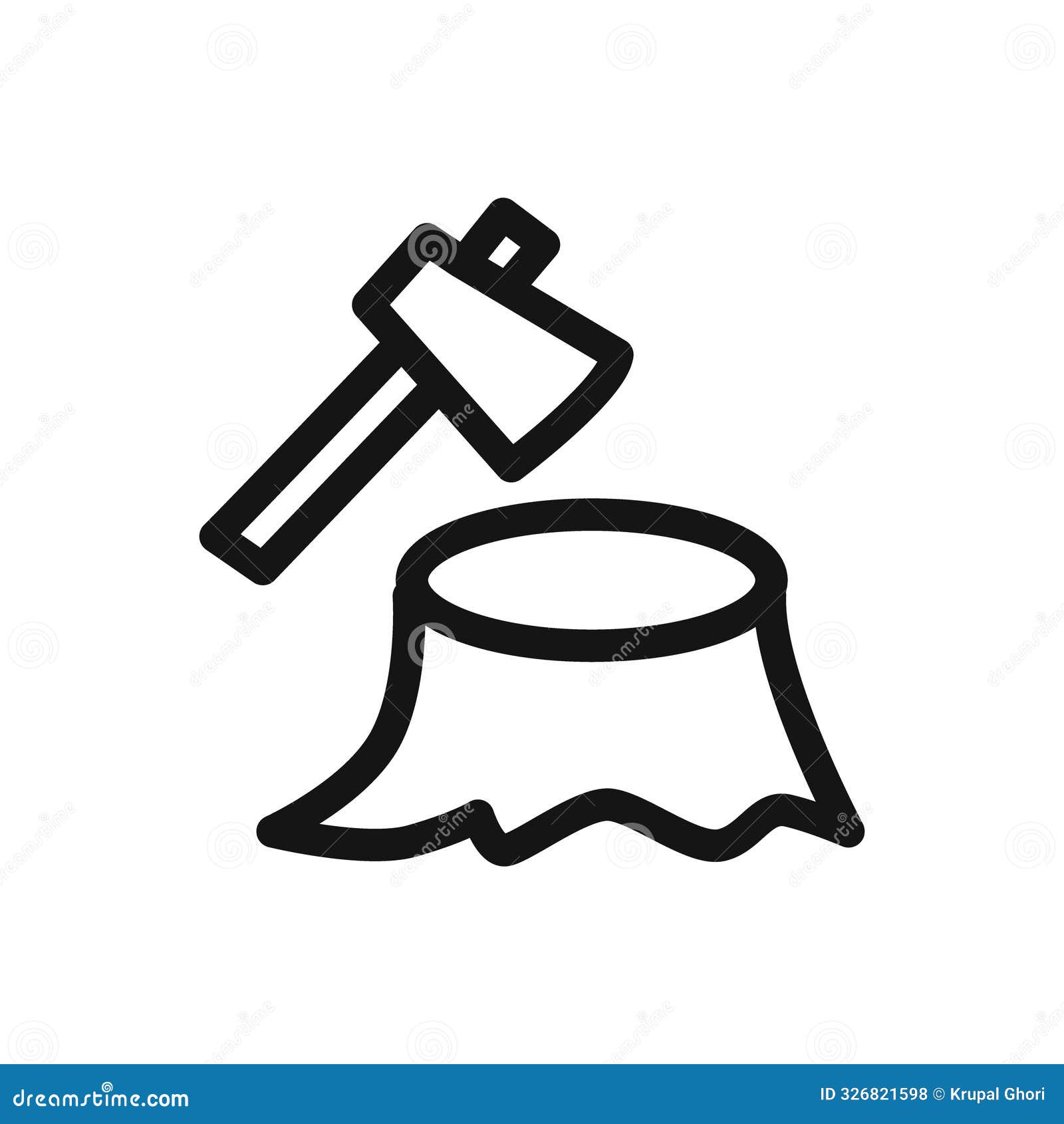 Deforestation Icon Vector Image. | CartoonDealer.com #294901385