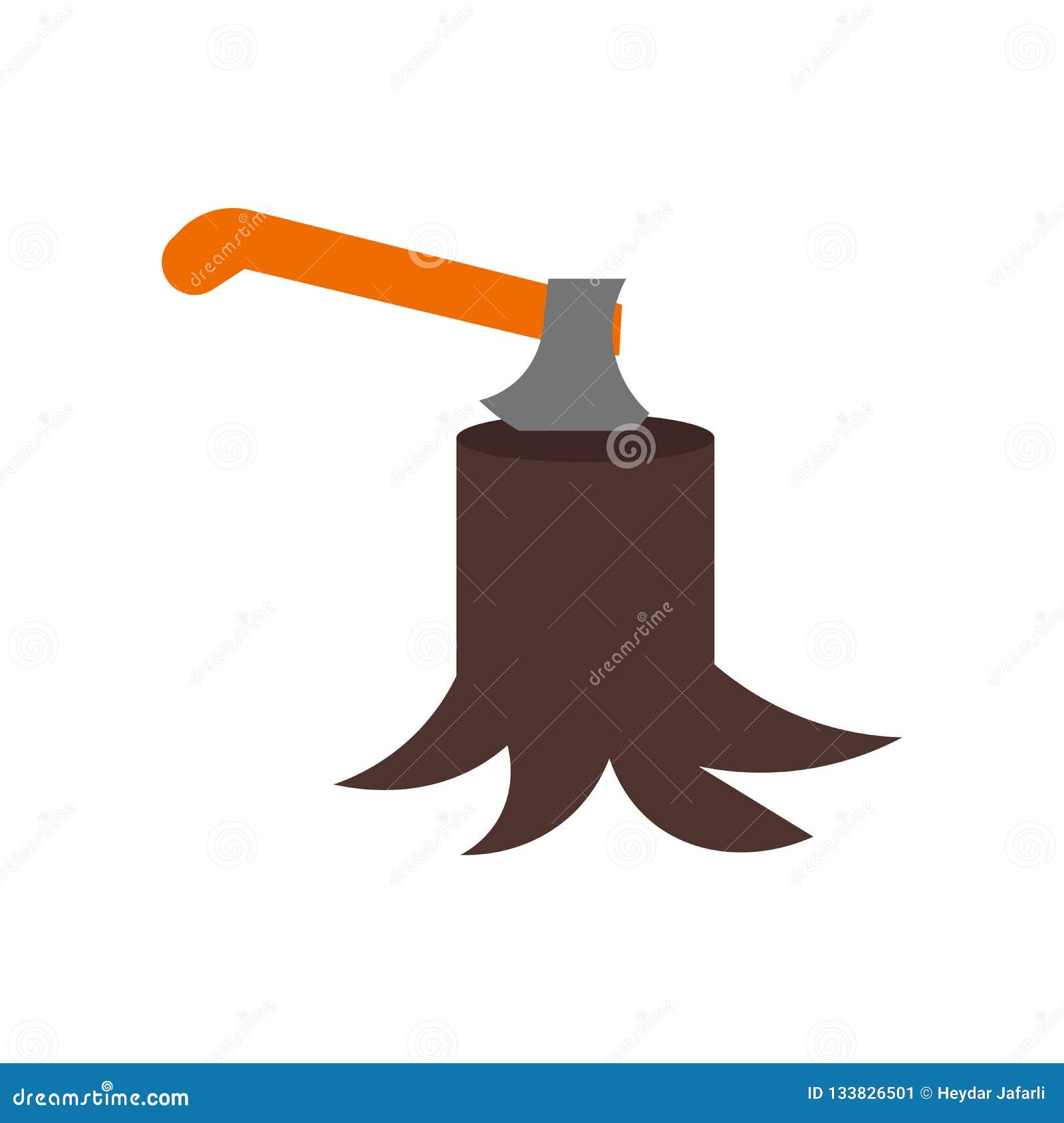 3D Deforestation Icon Stock Photography | CartoonDealer.com #337365464