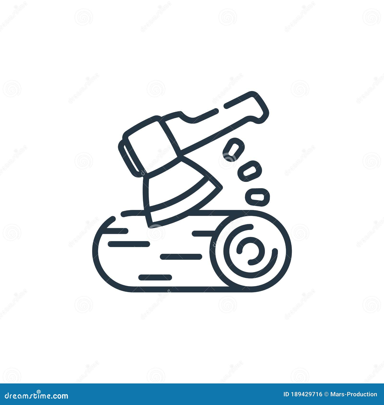 Deforestation Vector Icon Isolated on White Background. Outline, Thin ... Deforestation Vector Icon Isolated on White Background. Outline, Thin ...