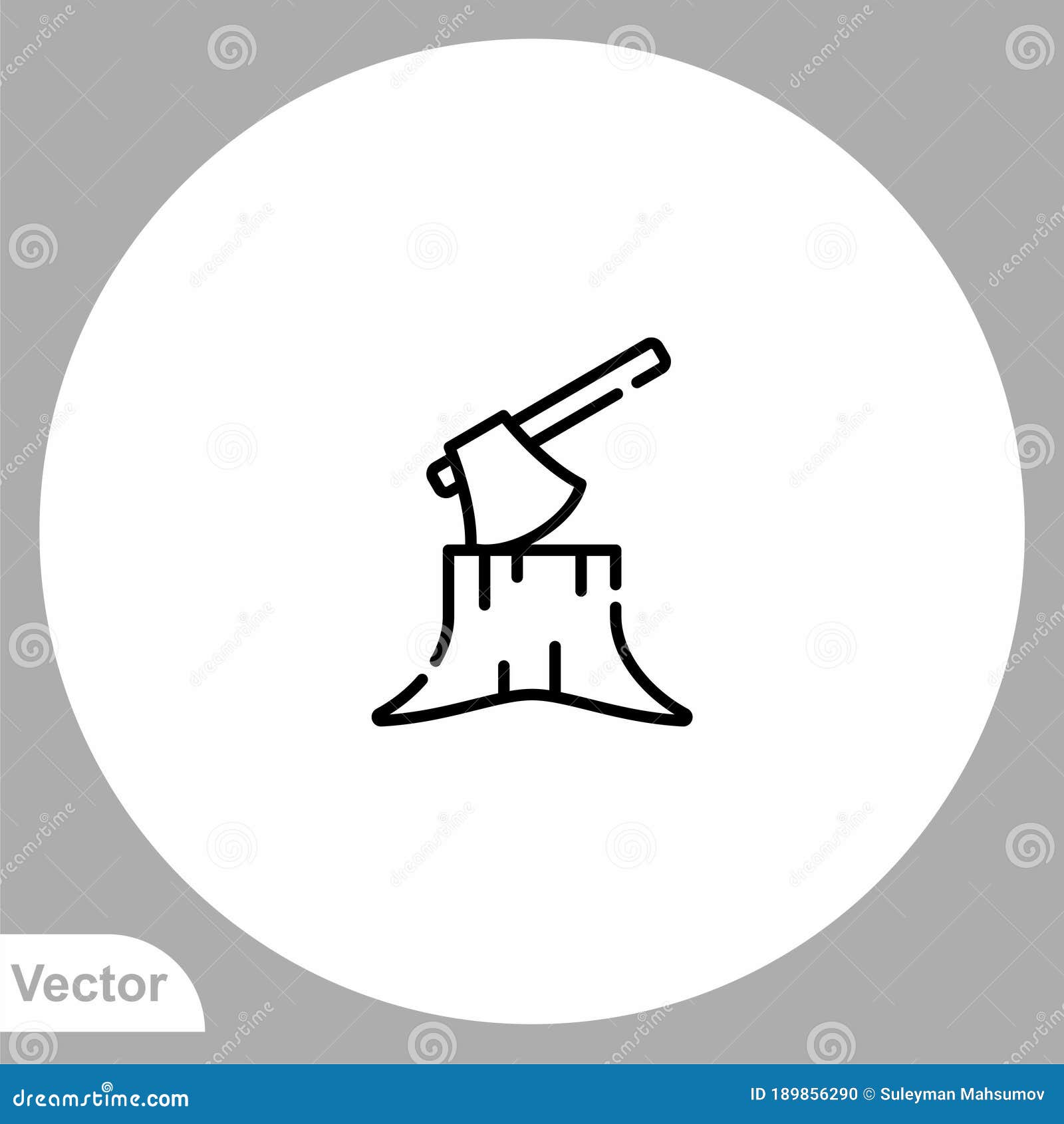 Deforestation Sign Isolated On White Background. Stop Deforestation ...