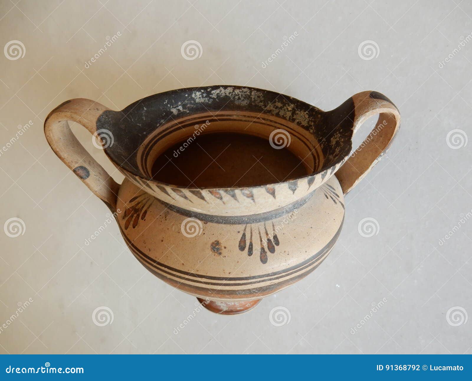 Deformed antique vase stock photo. Image of ancient, encrusted - 91368792