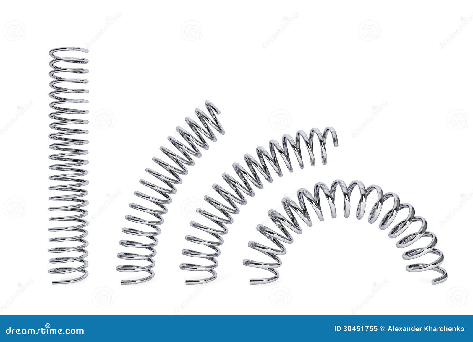 Deformed Chrome Spring Stock Illustrations – 4 Deformed Chrome Spring ...