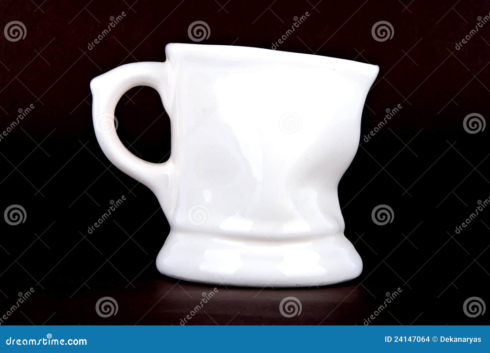 Deformed coffee mug stock photo. Image of reflection - 24147064