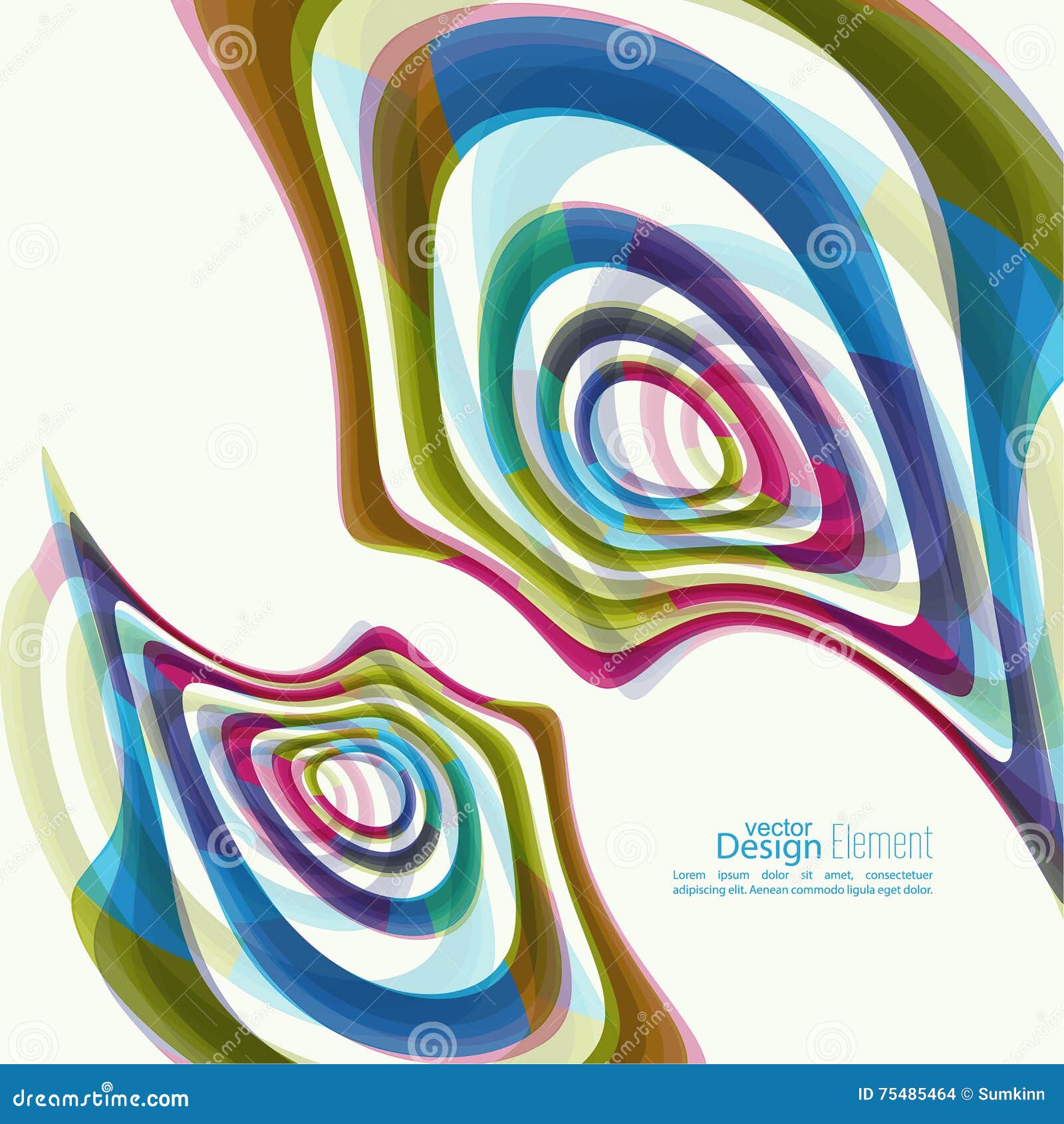 Deformed Geometry Torsion Texture. Vector Illustration | CartoonDealer ...