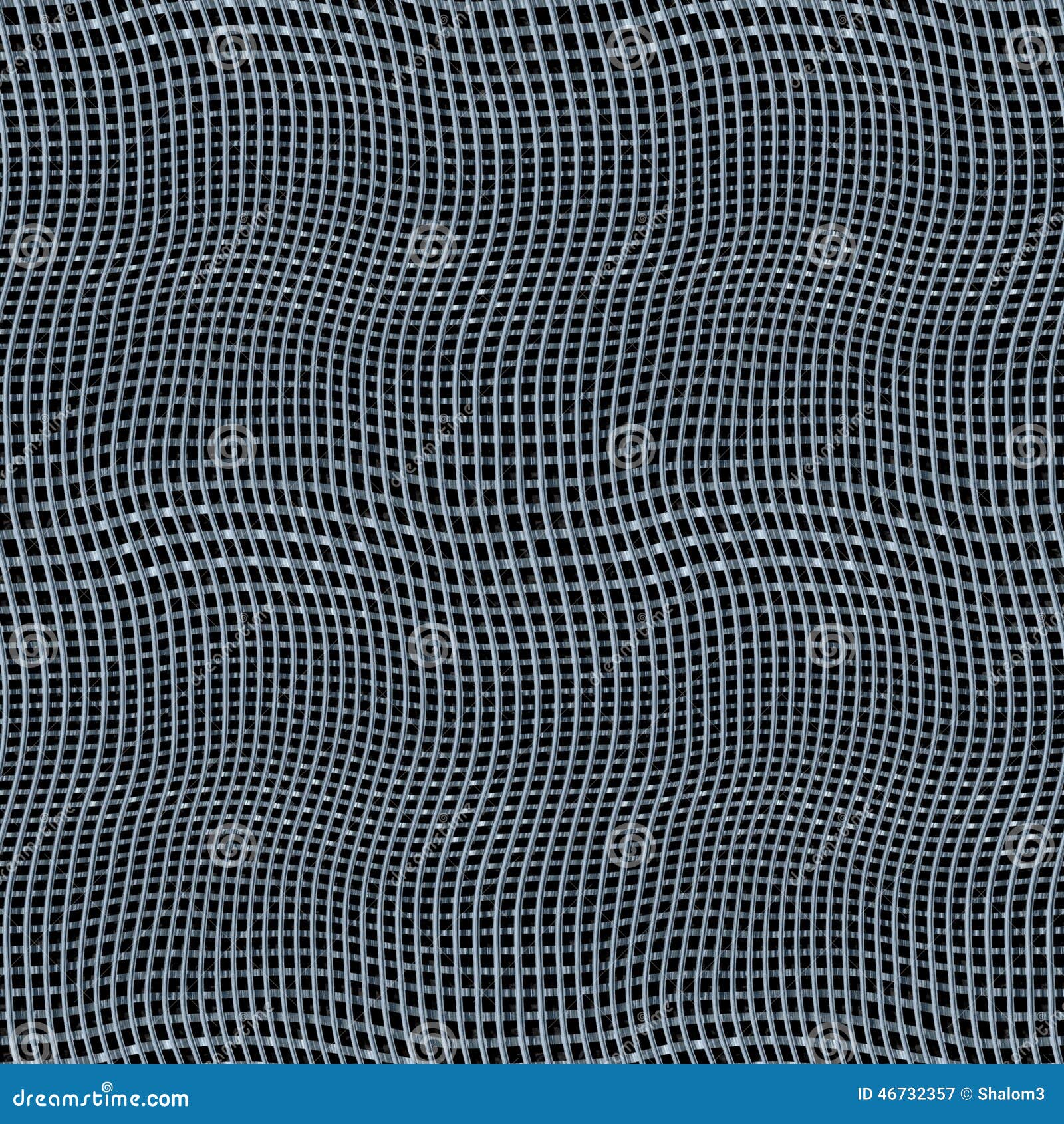 Deformed Metallic Grid Texture Stock Illustration - Illustration of ...