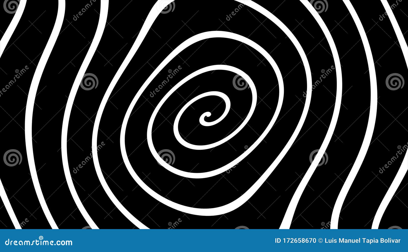 Deformed spiral loop stock footage. Video of line, mind - 172658670