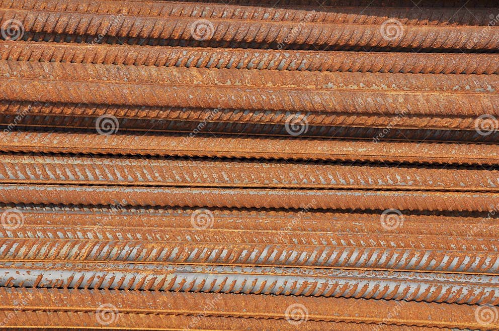 Deformed Steel Bar stock image. Image of blue, mild, manganese - 24661365