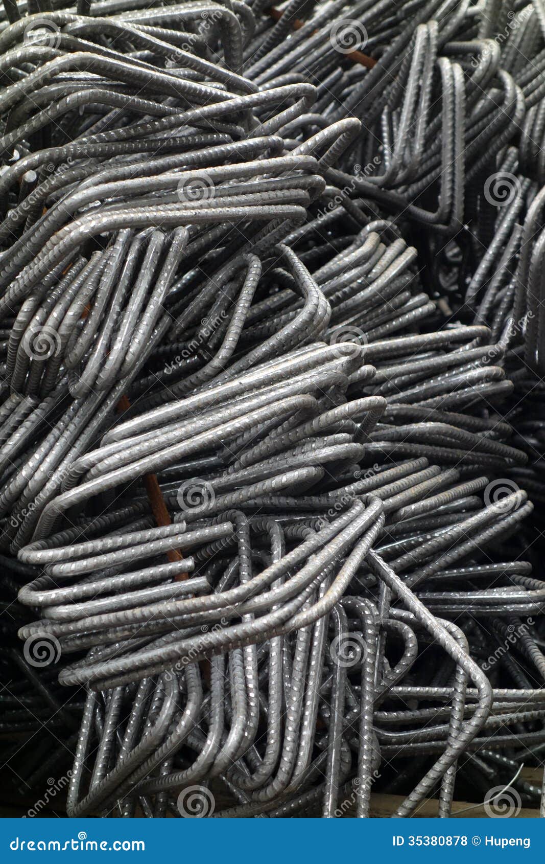 Deformed steel bars stock photo. Image of engineering - 35380878