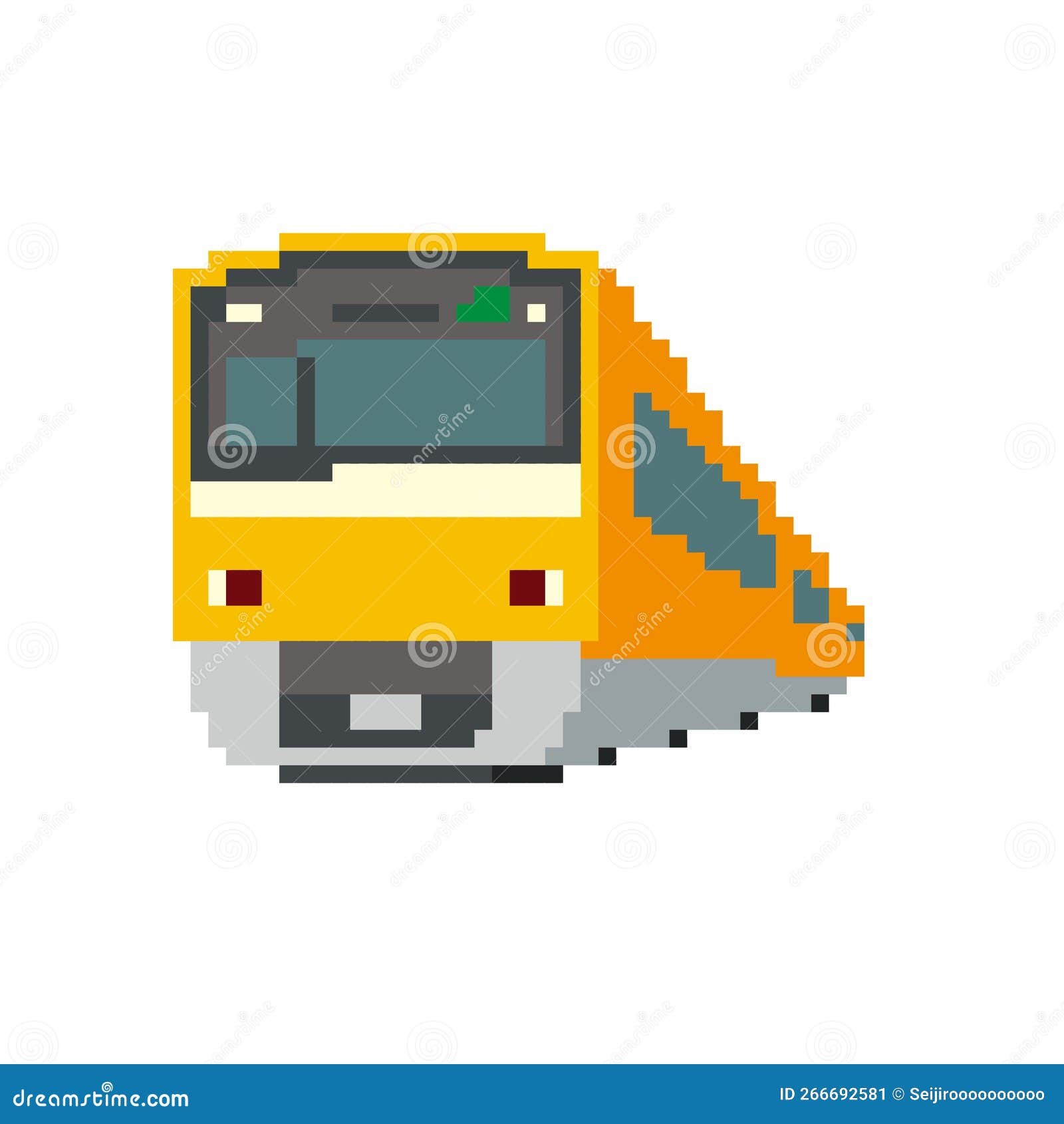 Deformed train stock vector. Illustration of retro, clip - 266692581
