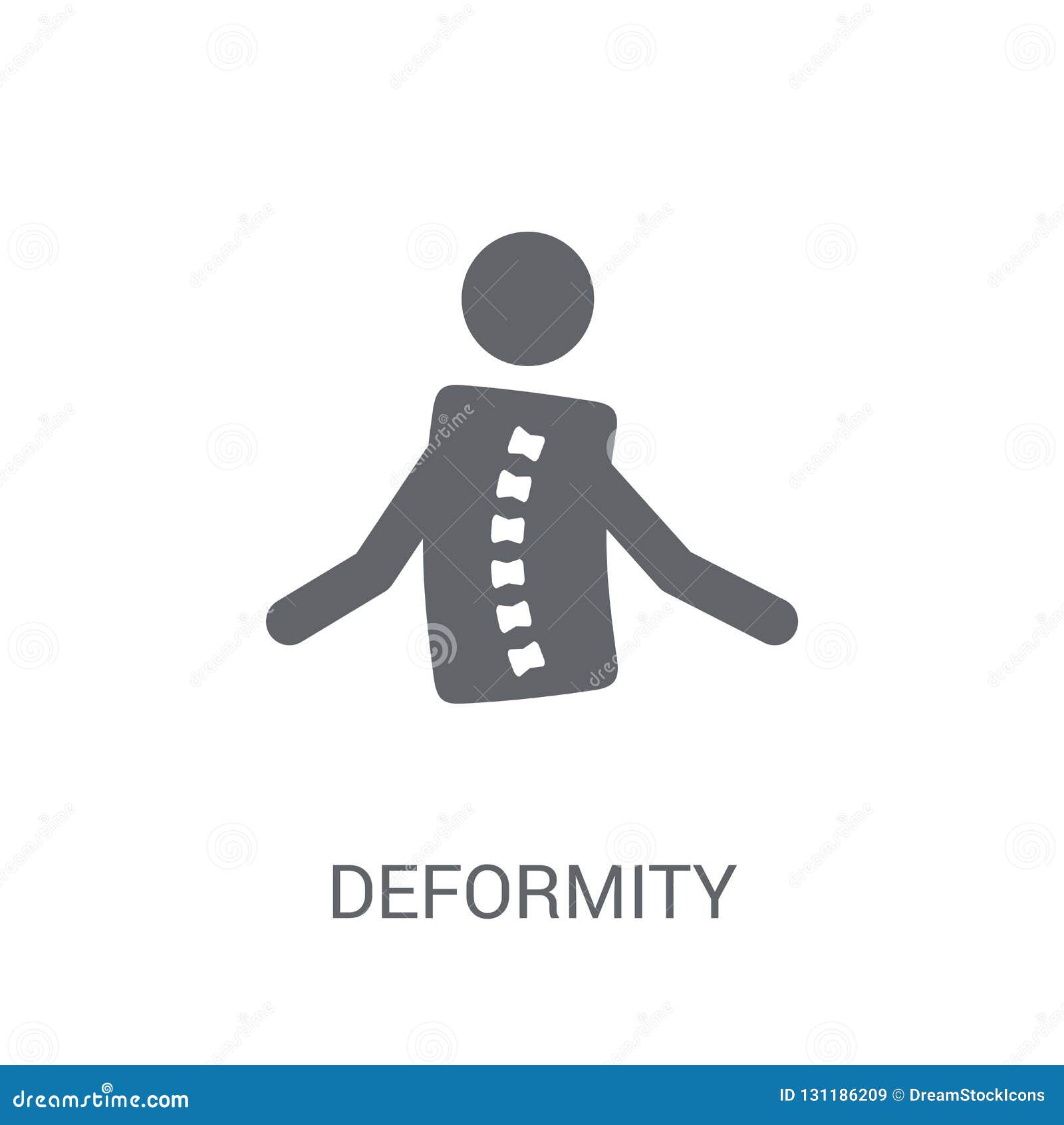 Deformity Icon. Trendy Deformity Logo Concept On White Background From ...