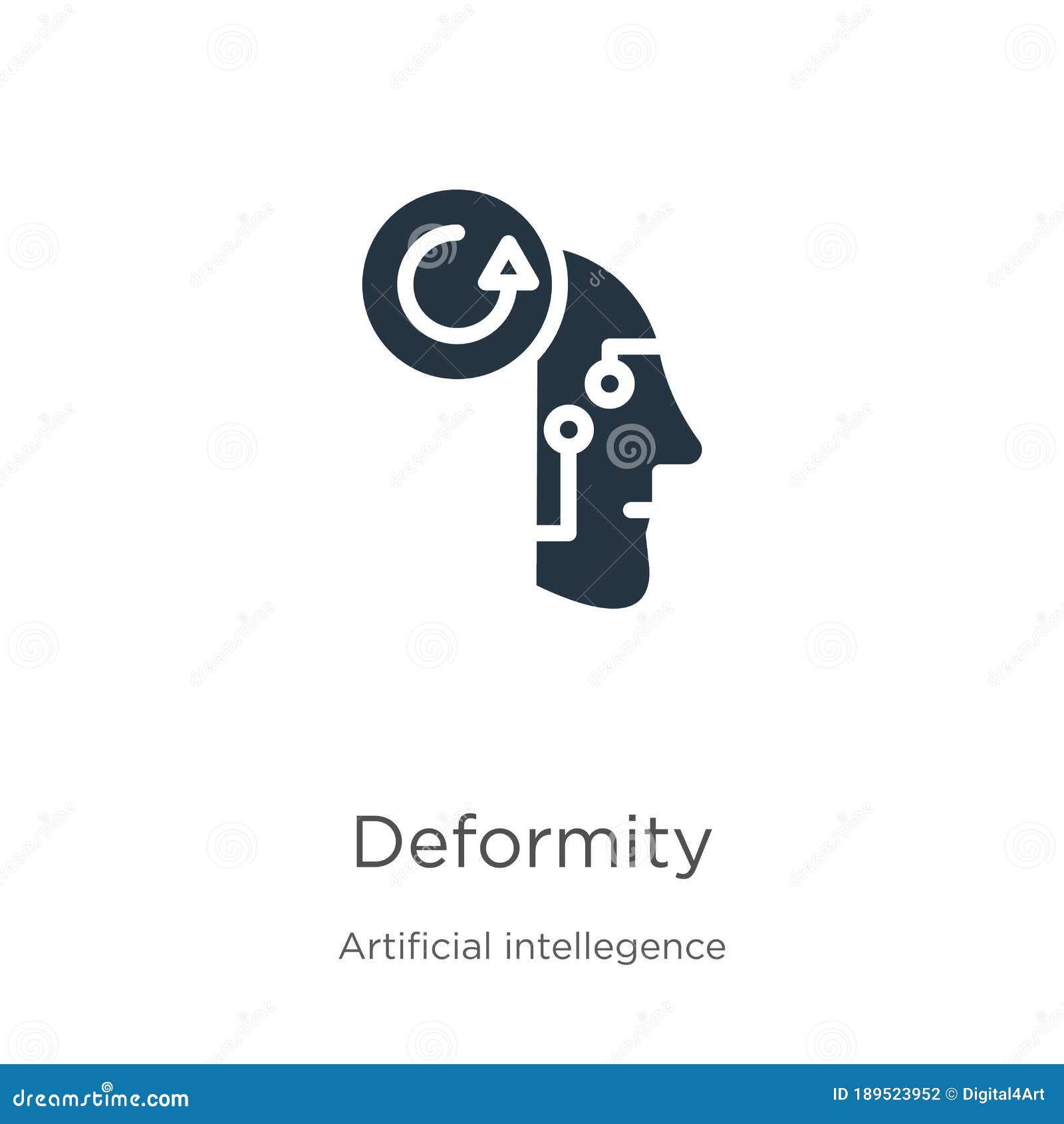 Deformity Icon. Trendy Flat Vector Deformity Icon On White Backg ...