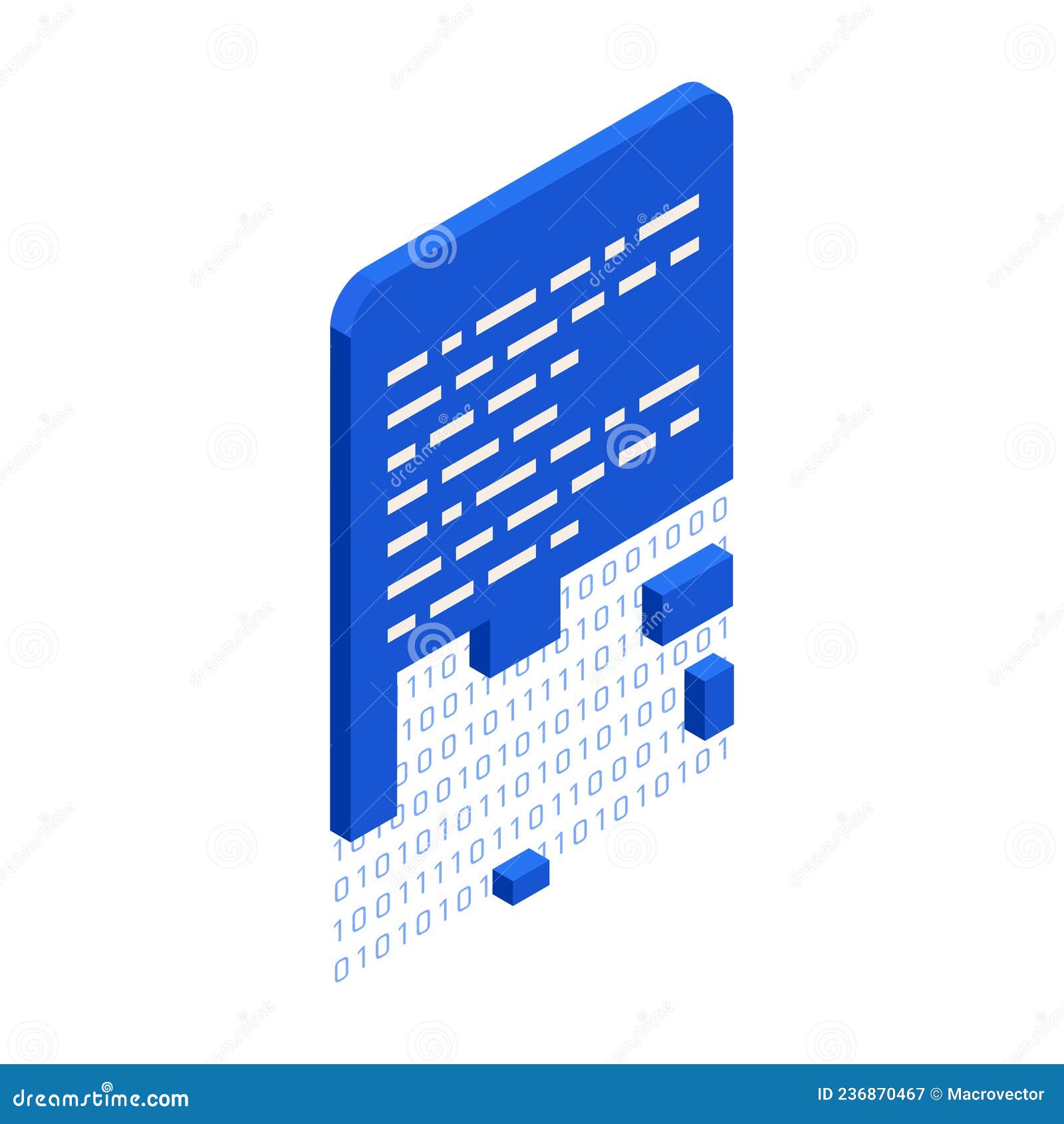 Defragmentation of Document Composition Stock Vector - Illustration of ...