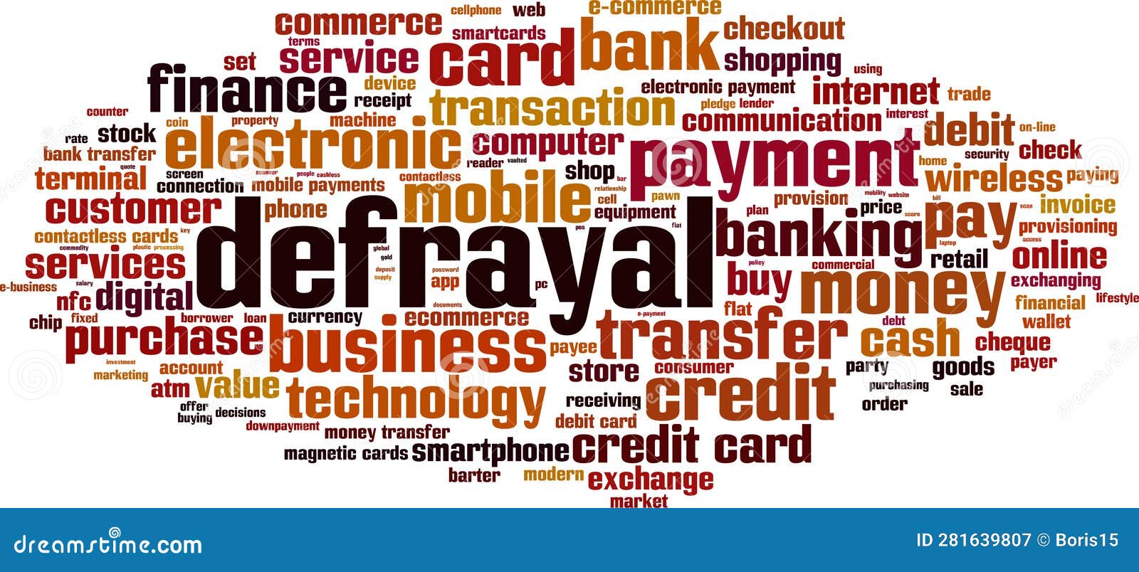 Defrayal word cloud stock vector. Illustration of payee - 281639807