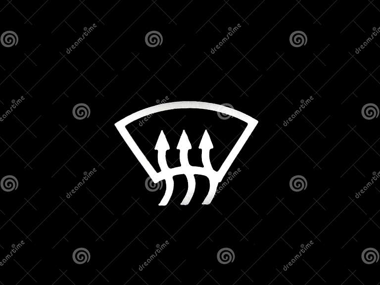 Defrost symbol stock photo. Image of defrost, gauge, automotive - 12329940