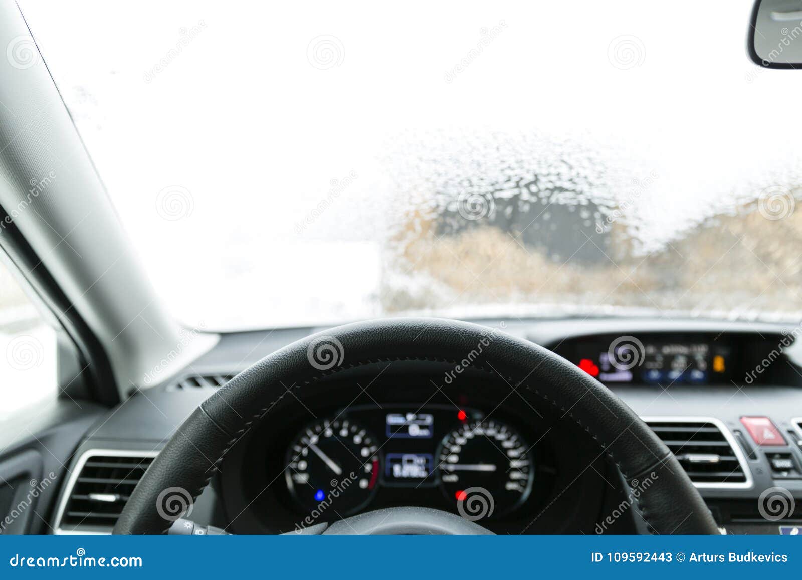 Defrosting Ice from Car Windshield Stock Image - Image of automobile ...