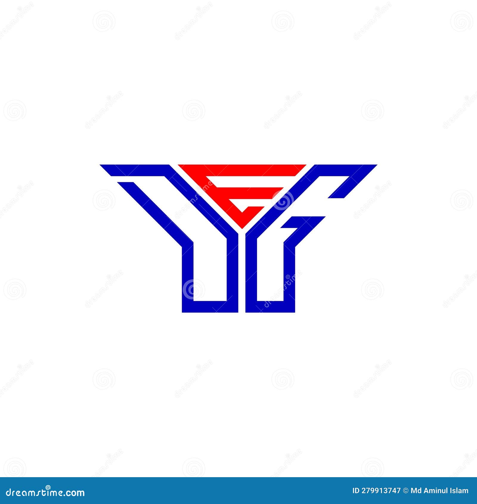 DEG Letter Logo Creative Design with Vector Graphic, DEG Stock Vector ...