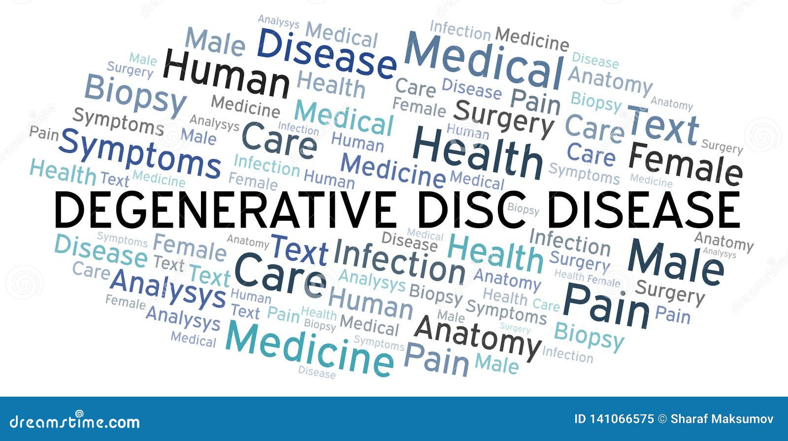 Degenerative Disc Disease. Spinal Arthritis. Vertebral Hernia Vector ...