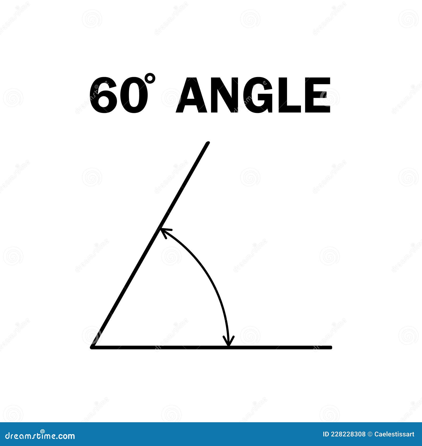 60 Degree Angle. Geometric Mathematical Sixty Degrees Angle with Arrow ... 60 Degree Angle. Geometric Mathematical Sixty Degrees Angle with Arrow ...