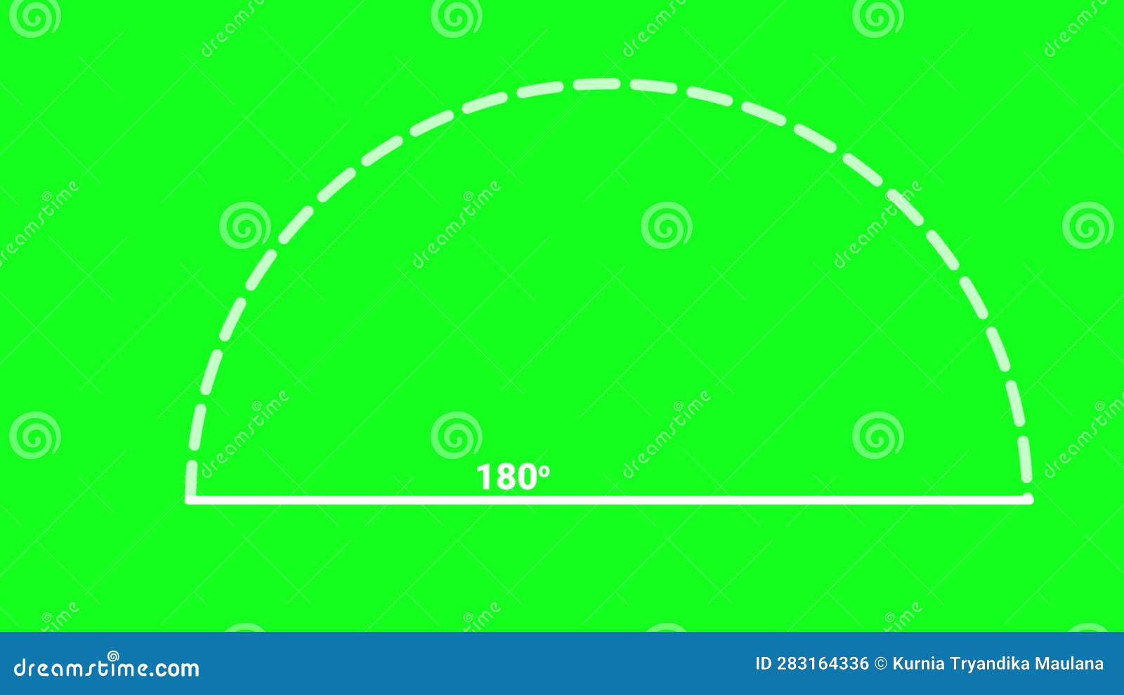 180 Degree Angle Triangle Math School Greenscreen Animation Stock ...