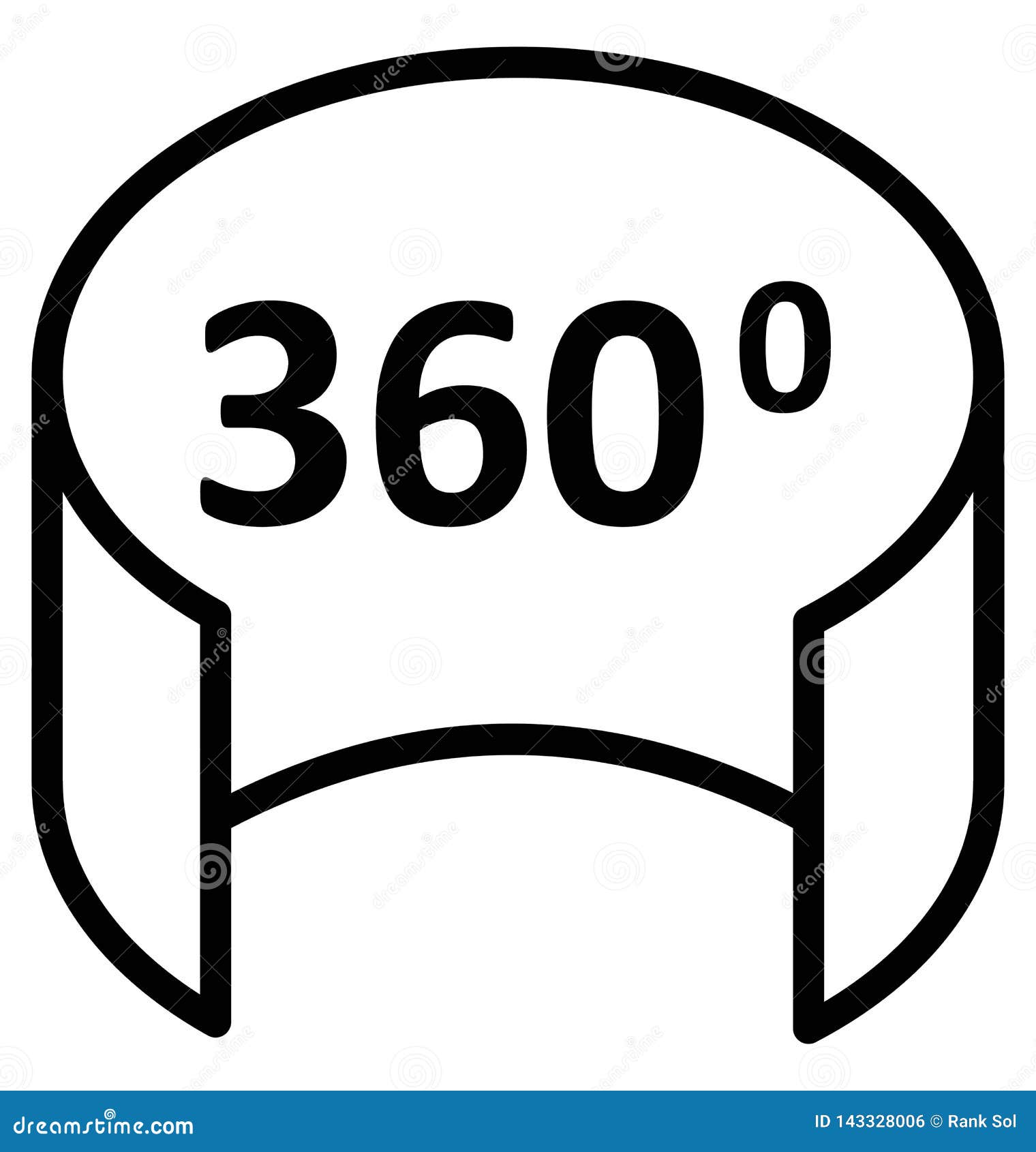 360 Degree Camera Isolated Vector Icon Which Can Easily Modify or Edit ...