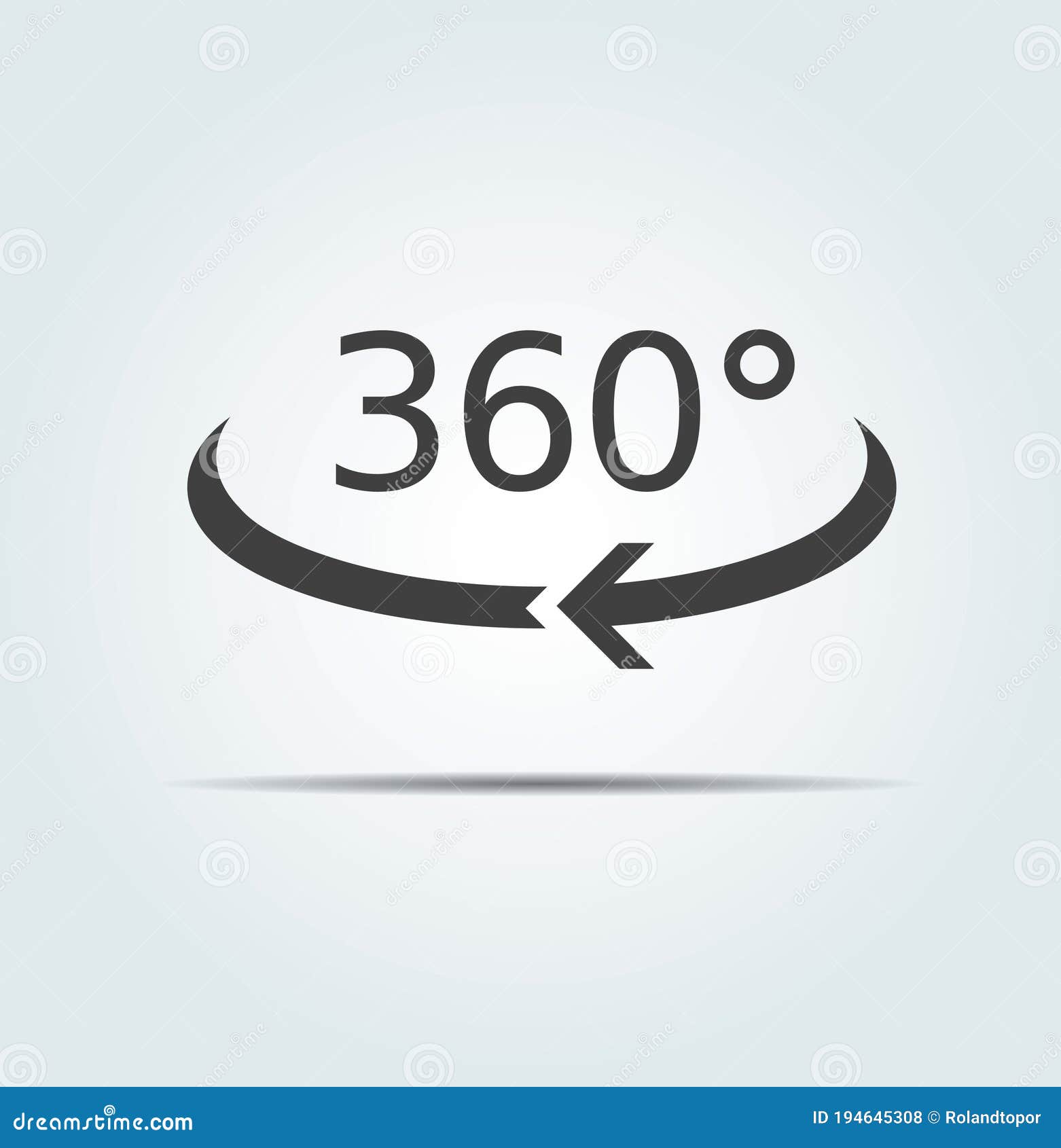Circular Rotation Diagram. Recycle Renewable Movement With Six Steps ...