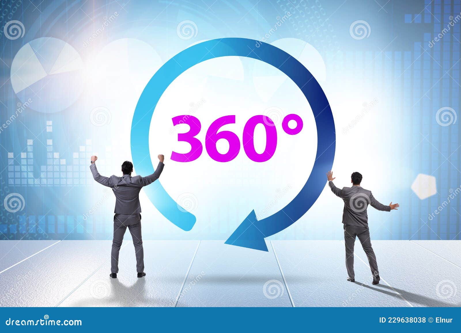 360 Degree Customer View for Marketing Purposes Stock Photo - Image of ...