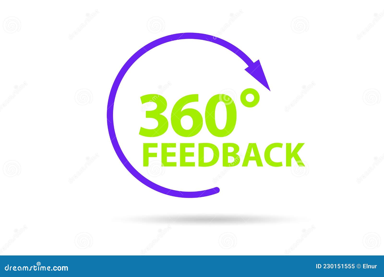 360 Degree Customer View for Marketing Purposes Stock Illustration ...
