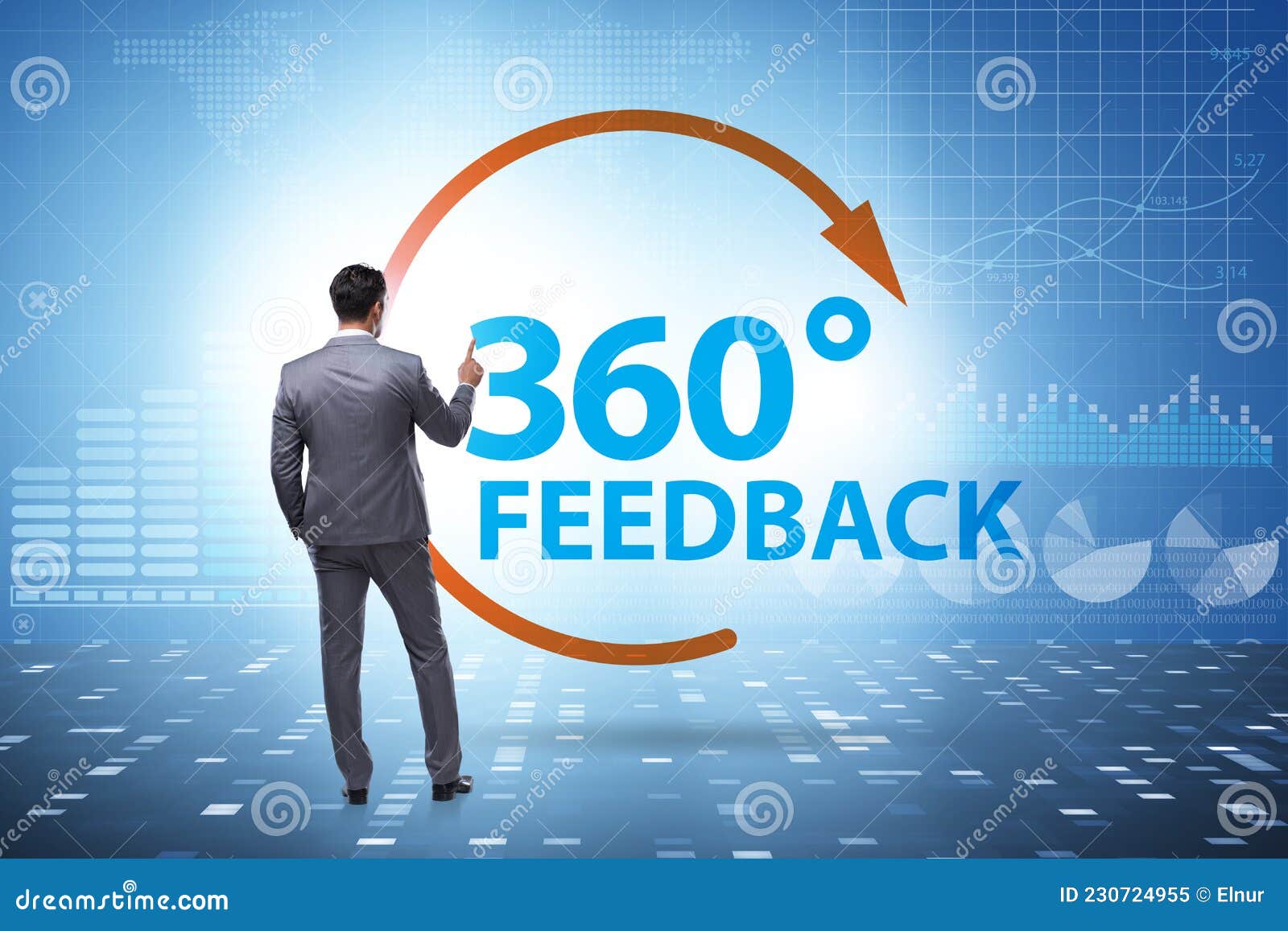 360 Degree Customer View for Marketing Purposes Stock Image - Image of ...