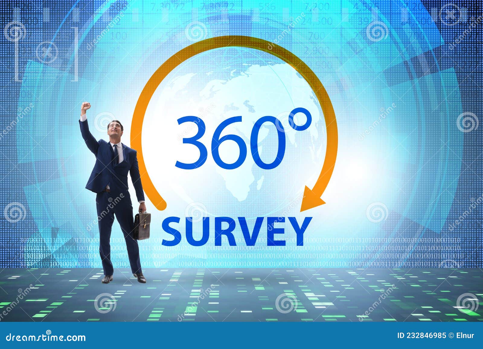 360 Degree Customer View for Marketing Purposes Stock Image - Image of ...