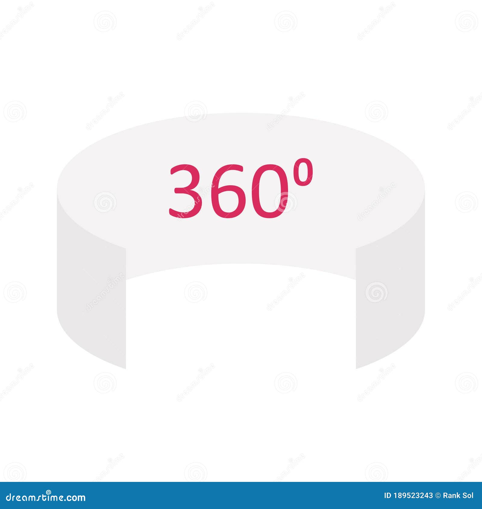 360 Degree Flat Inside Vector Icon Which Can Easily Modify or Edit ...