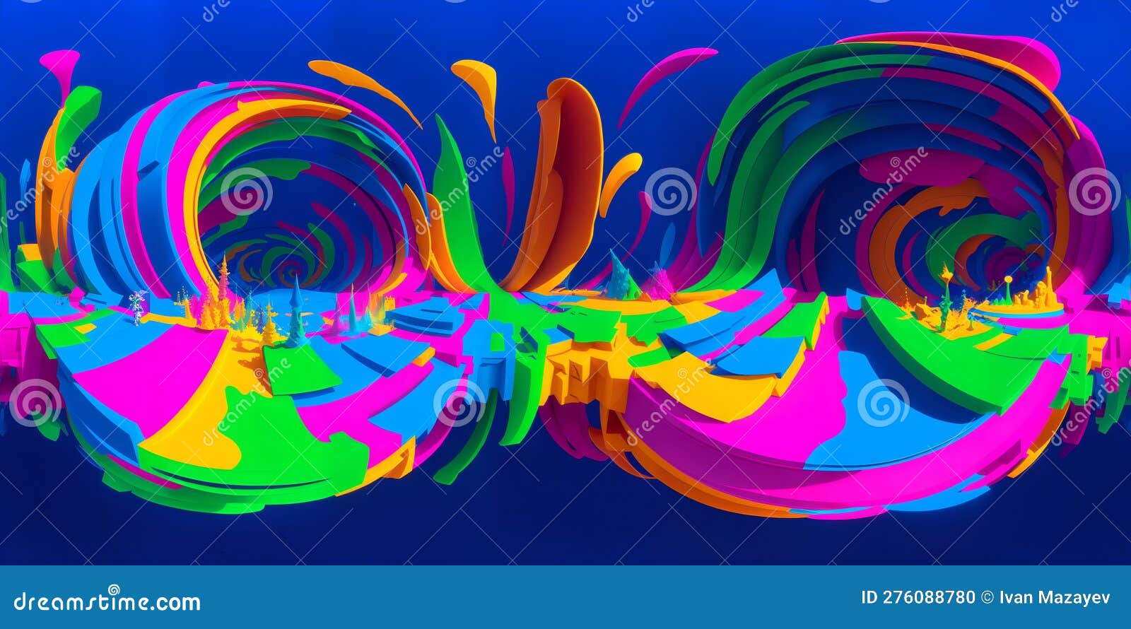 Abstract Paint Splash Background 360 Degree Hdri Panorama Stock ...