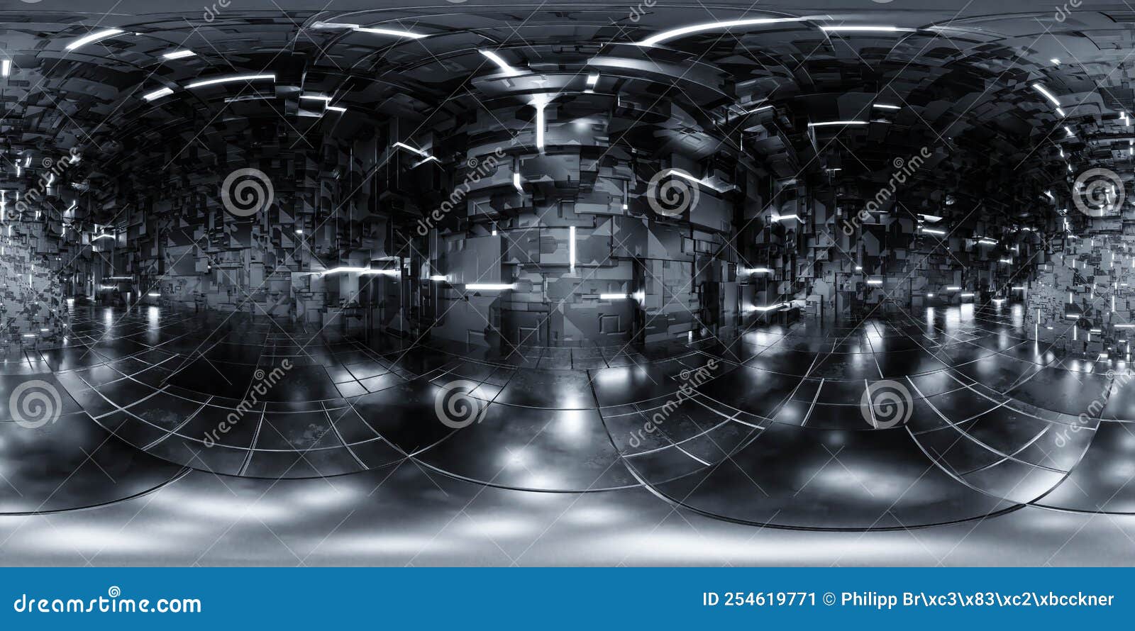 360 Degree Cubic World - Planet Panorama, Equirectangular Projection ...