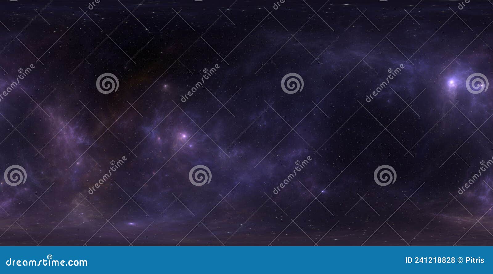 360 Degree Full Sphere Panoramic Space Background with Starfield and ...