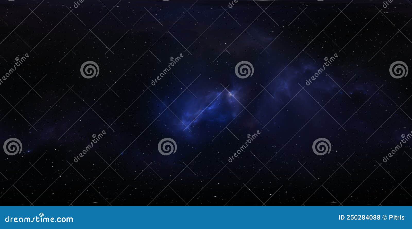 360 Degree Full Sphere Panoramic Space Background with Starfield and ...