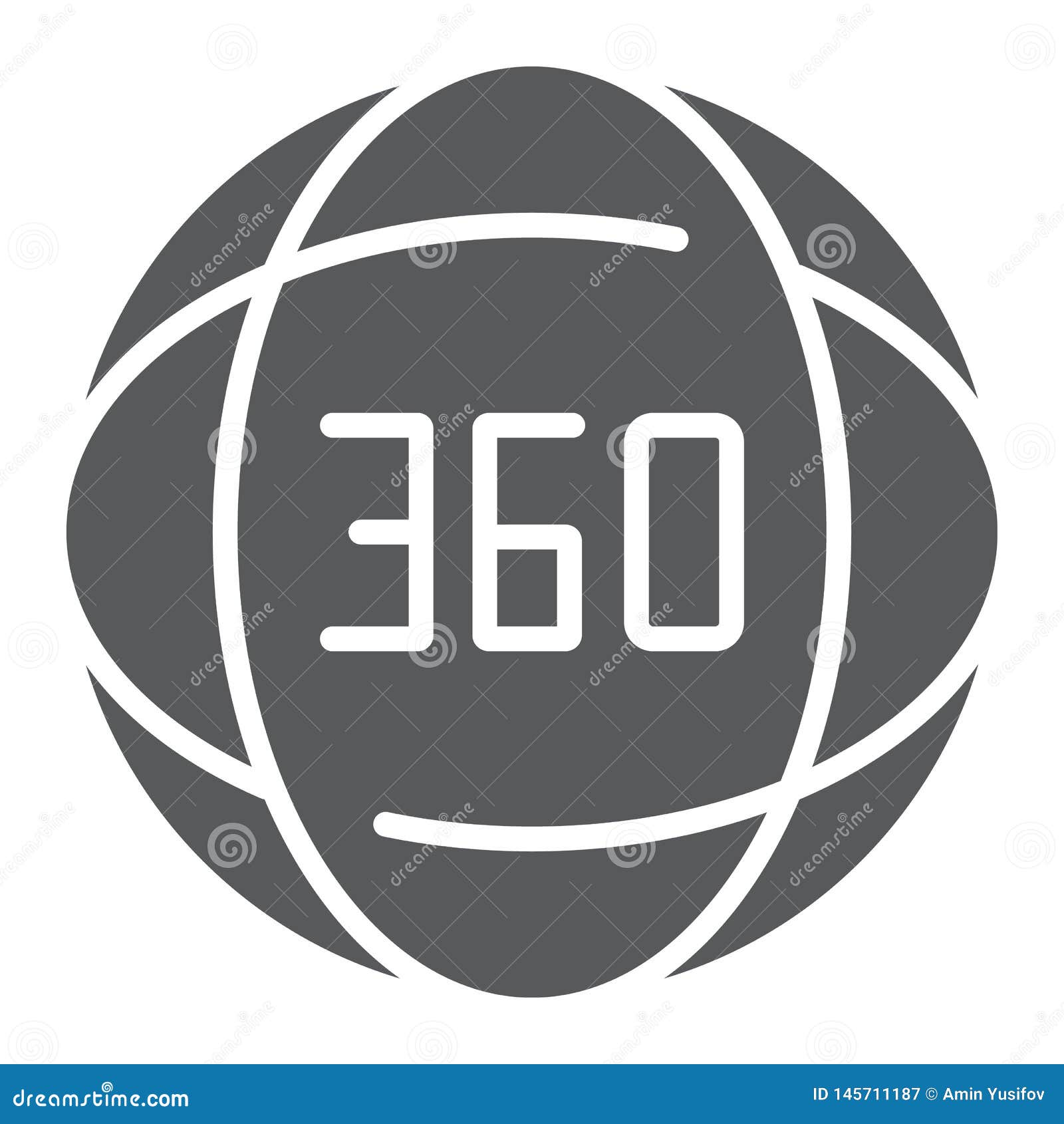 180 Degree Rotate View Spin Icon Vector Graphic Simple Black White ...