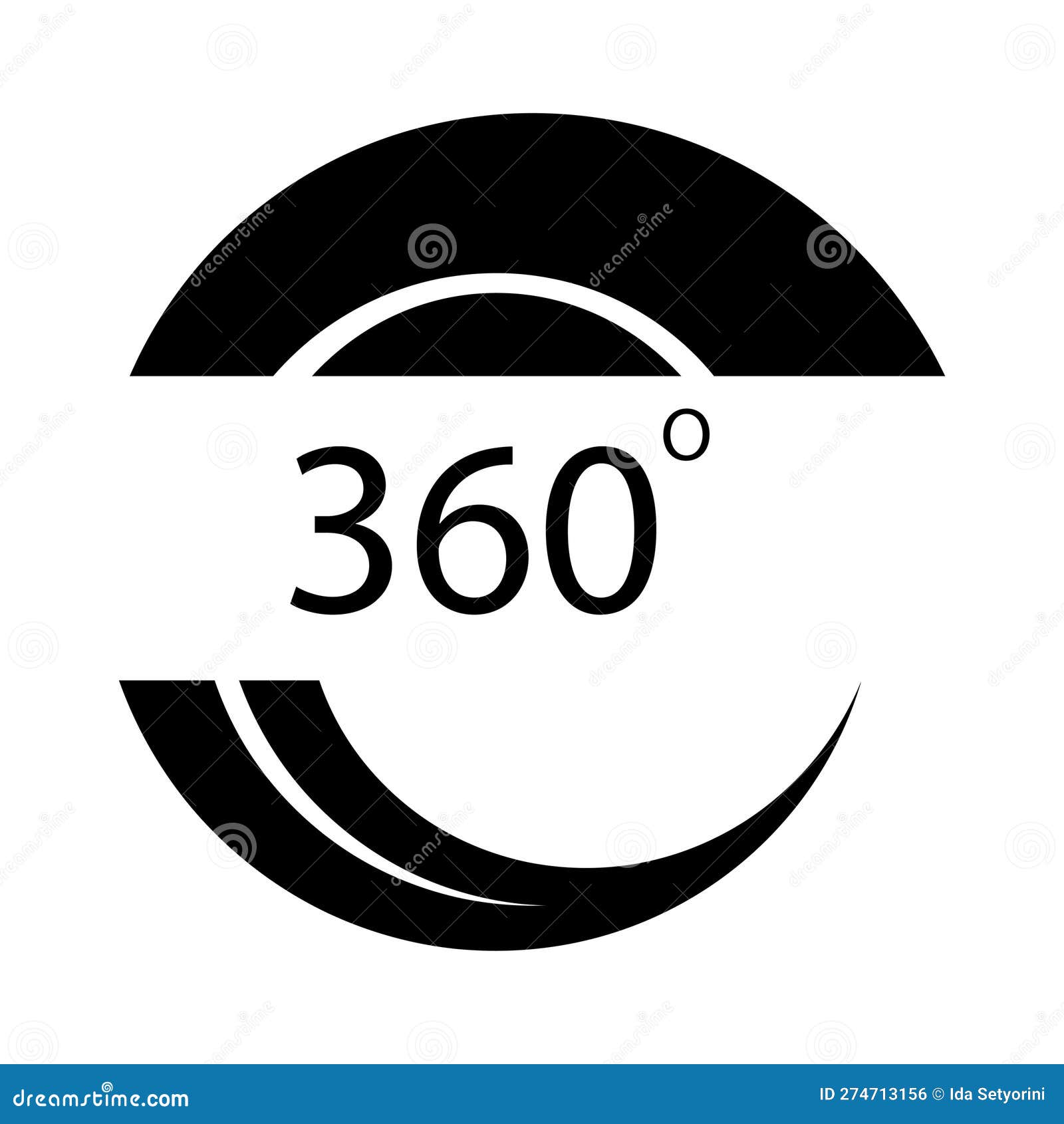 360 degree logos stock illustration. Illustration of sign - 274713156