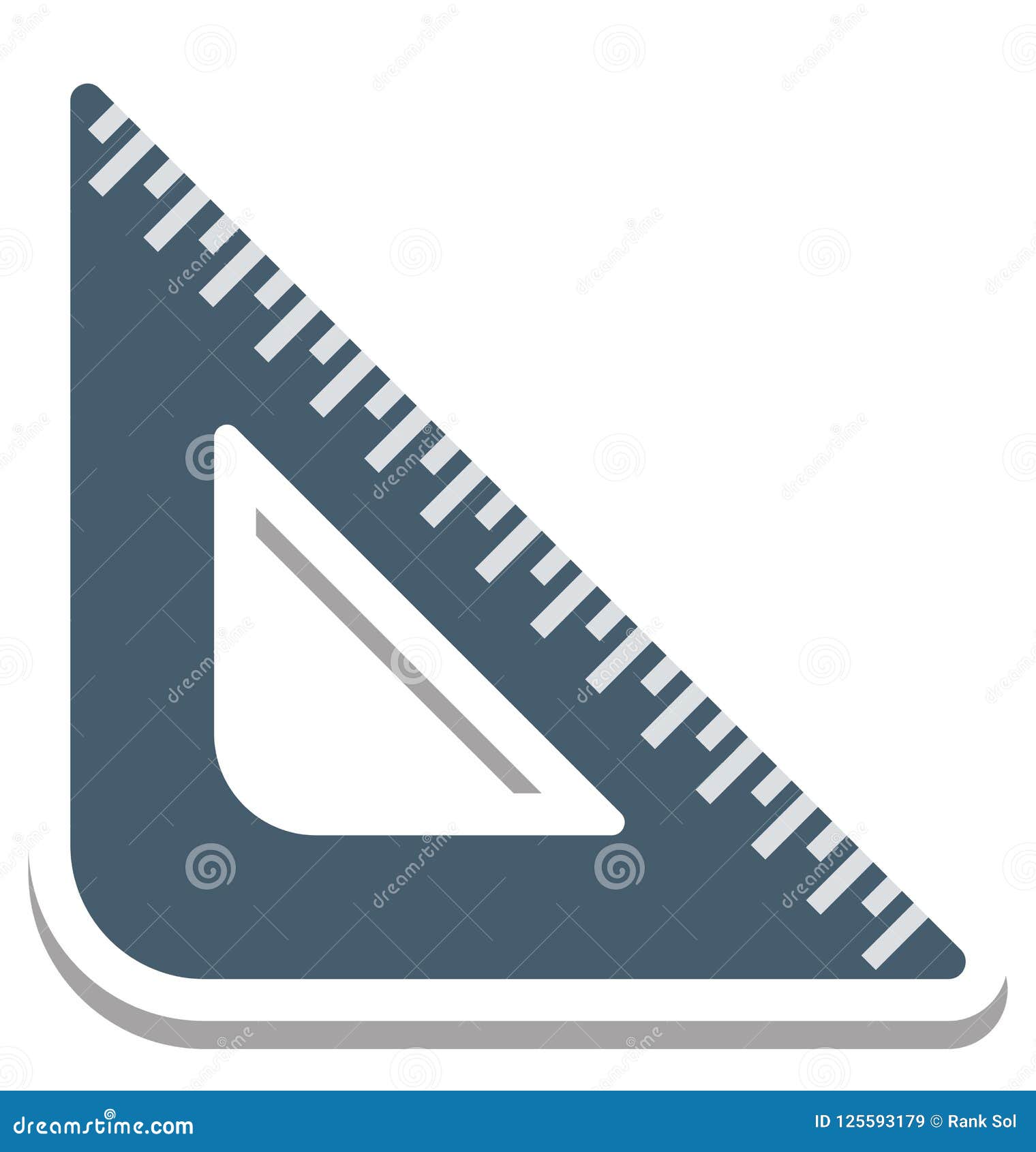 Degree, Measure Isolated Vector Icon Stock Vector - Illustration of ...