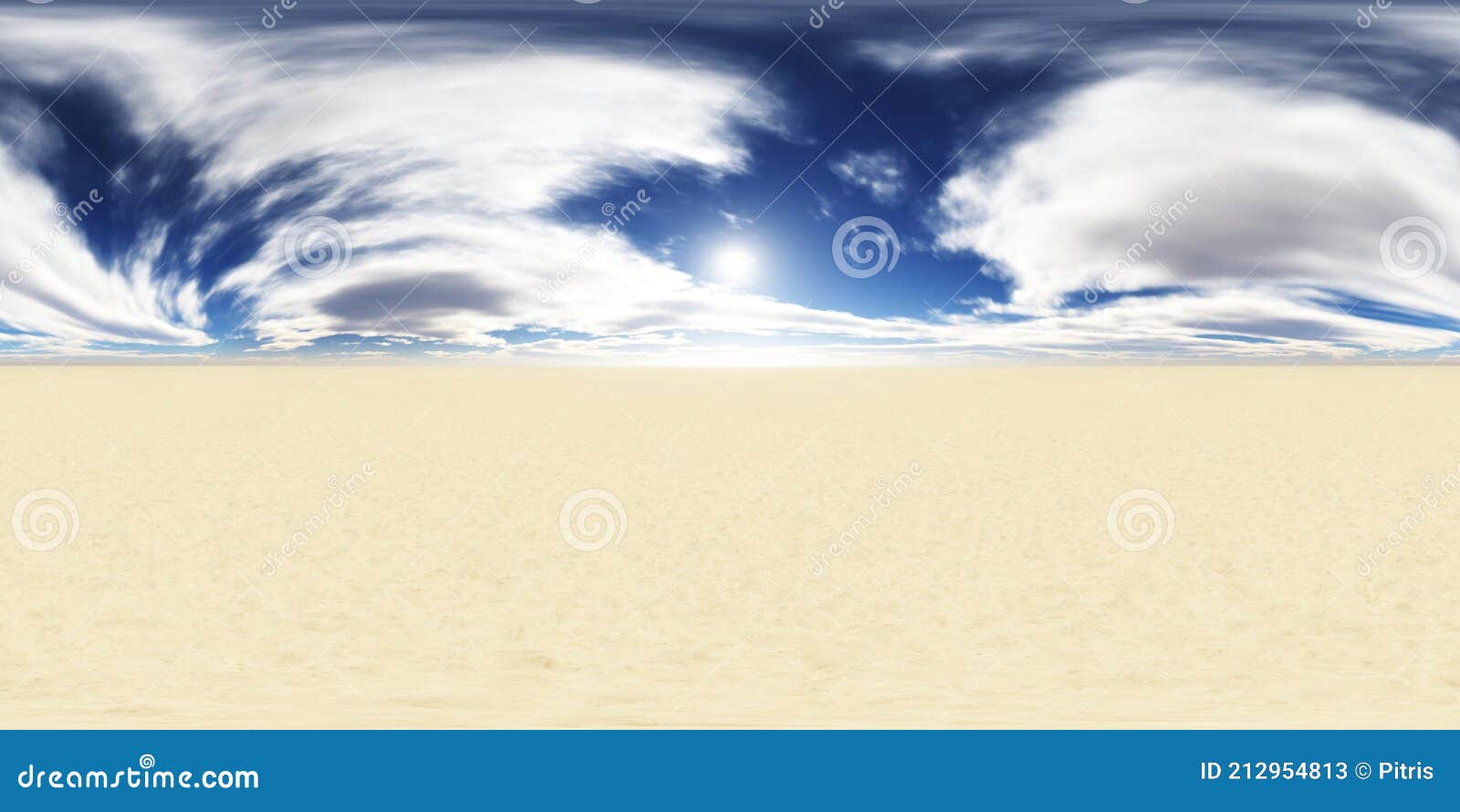 360 Degree Nature Environment Texture Background. Landscape HDRI Map ...