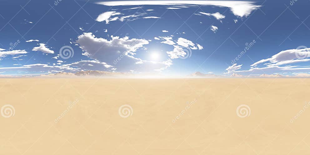 360 Degree Nature Environment Texture Background. Landscape HDRI Map ...