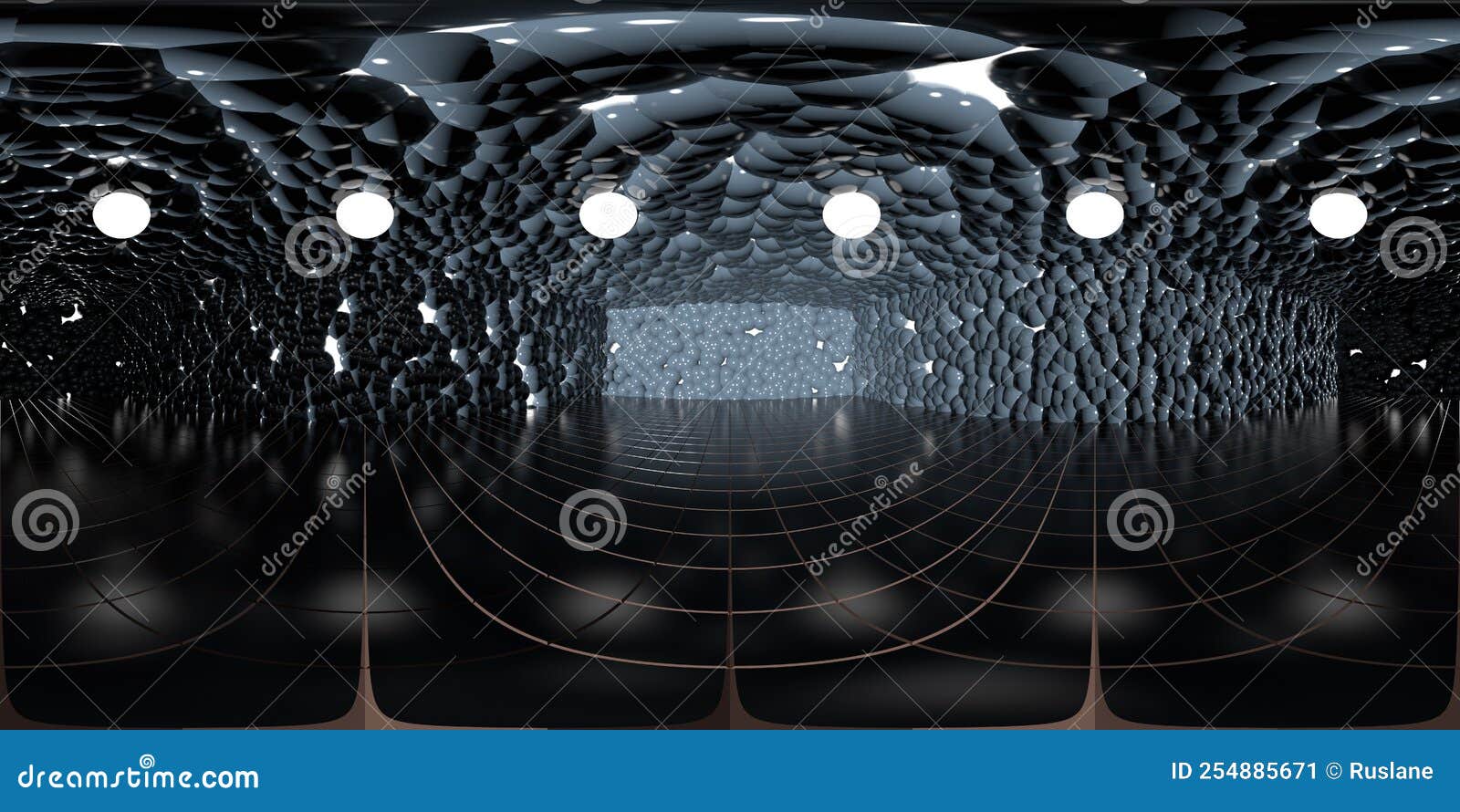 VR 360 Studio Panorama with Reflections Animation 3D Hdri Stock ...