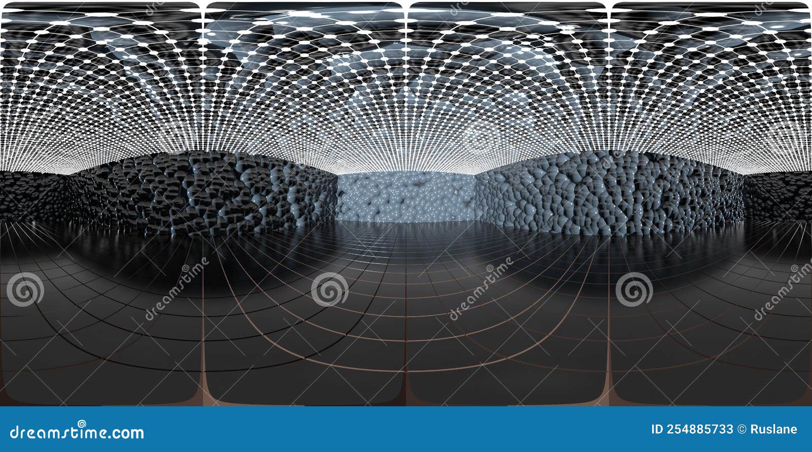 VR 360 Studio Panorama with Reflections Animation 3D Hdri Stock ...