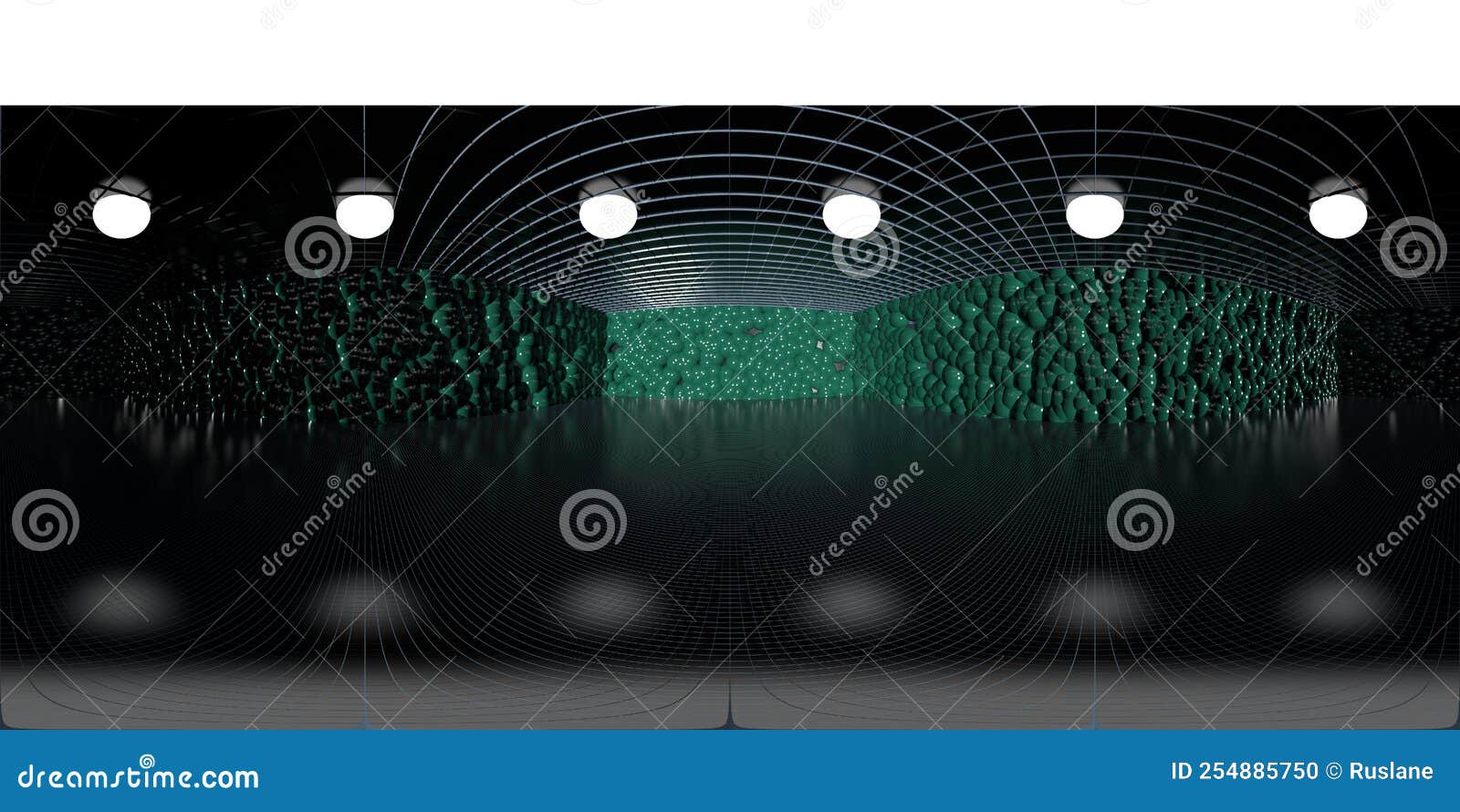 VR 360 Studio Panorama with Reflections Animation 3D Hdri Stock ...