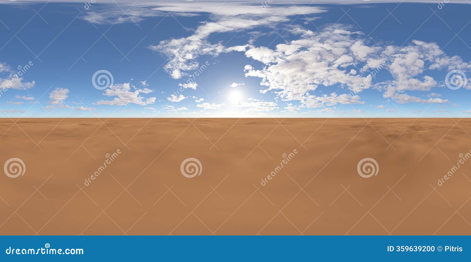 360 Degree Panoramic Sky and Clouds, Equirectangular Projection ...