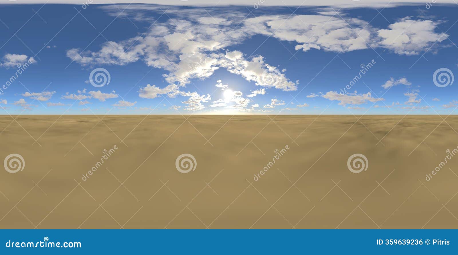 360 Degree Panoramic Sky and Clouds, Equirectangular Projection ...