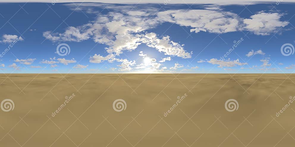 360 Degree Panoramic Sky and Clouds, Equirectangular Projection ...