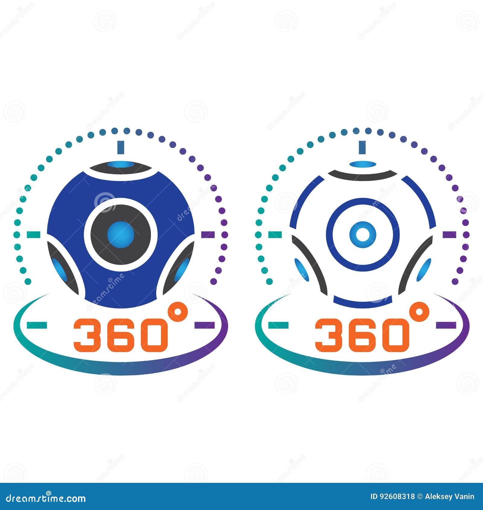 360 Degree Panoramic Video Camera In Smartphone Color Line Icon ... 360 Degree Panoramic Video Camera In Smartphone Color Line Icon ...